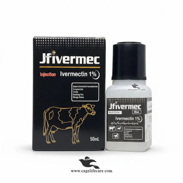 JFIVERMEC Injection 1% – Ivermectin Broad Spectrum Antiparasitic for C ...