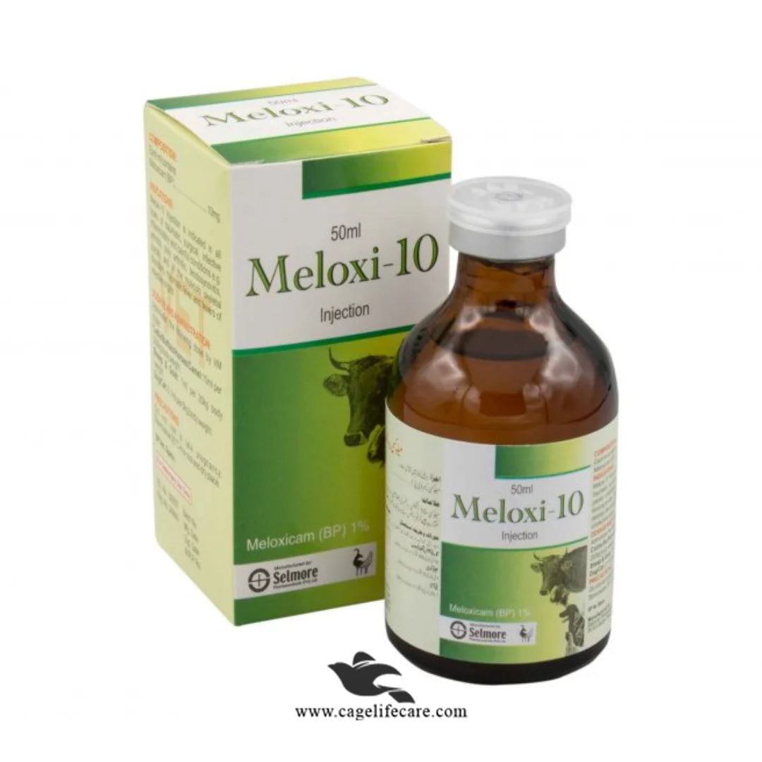 Meloxi 10 Injection – NSAID Pain Relief & Anti-Inflammatory for Livest ...