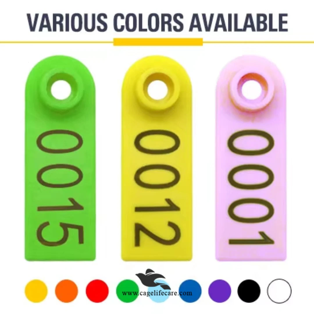Numbering Plastic Ear Tags – Identification for Goats, Sheep, Cattle ...