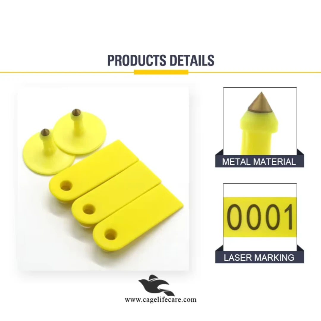 Numbering Plastic Ear Tags – Identification for Goats, Sheep, Cattle ...