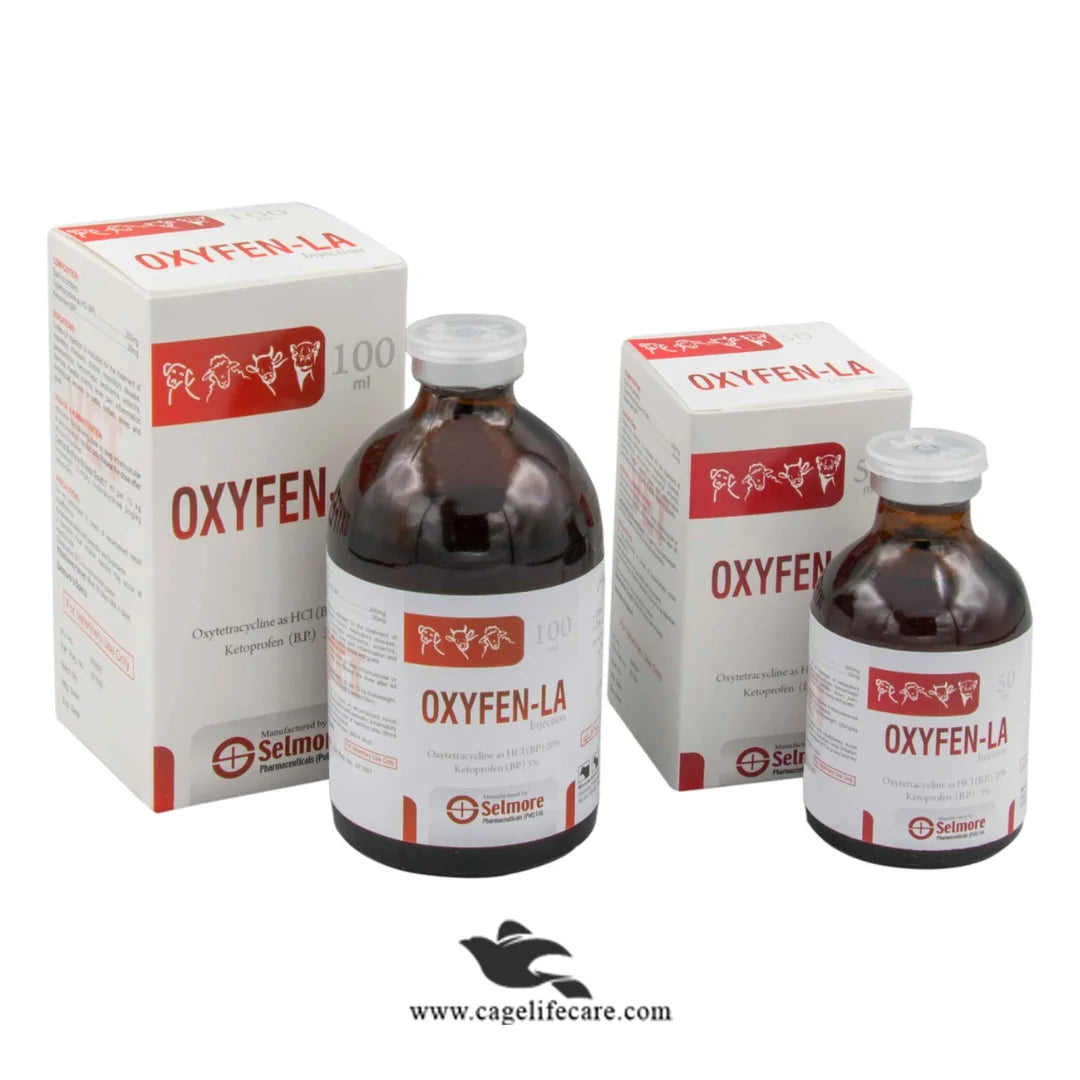 Oxyfen LA Injection – Antibiotic & Anti-Inflammatory for Cattle, Buffa ...