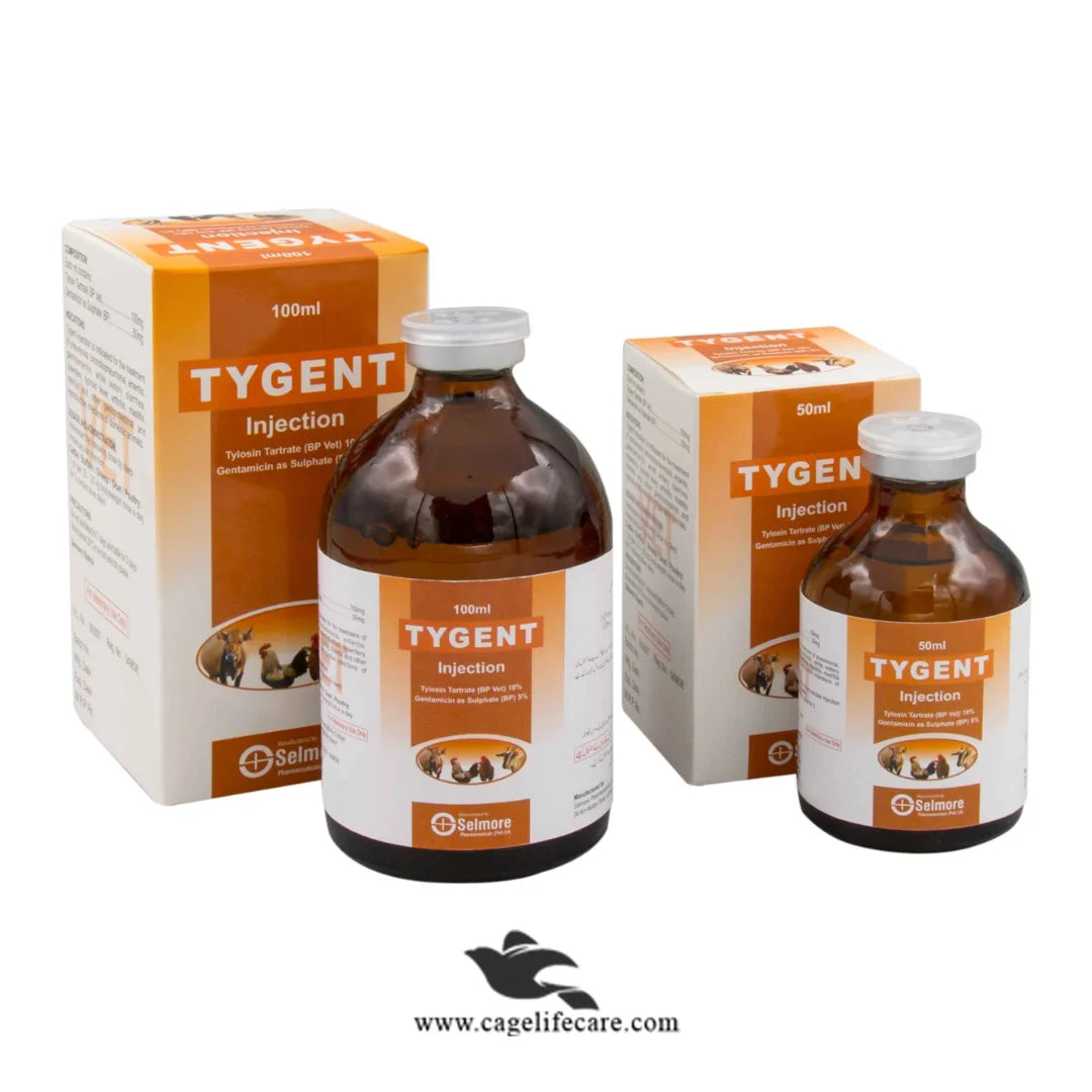 Tygent Injection – Antibiotic for Cattle, Goat & Sheep – Cage Life Care